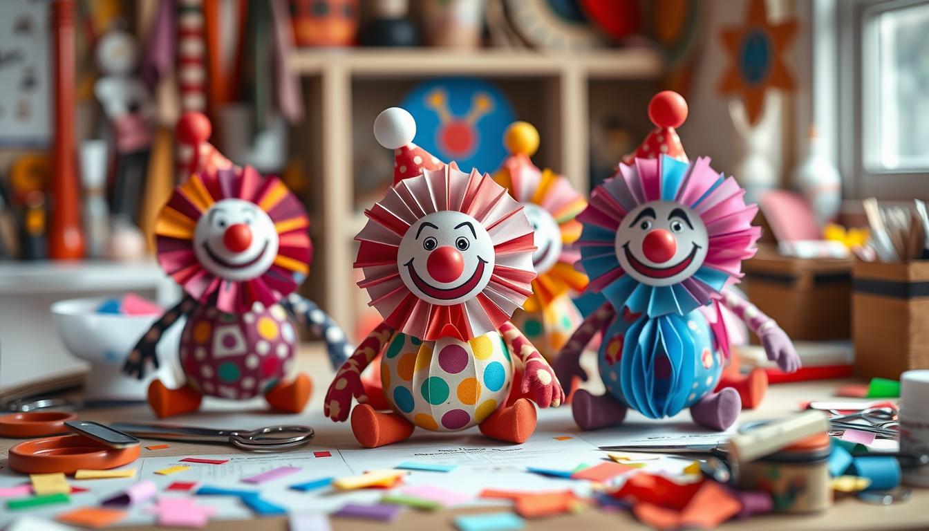 Clown basteln - Einfache Anleitungen & Ideen