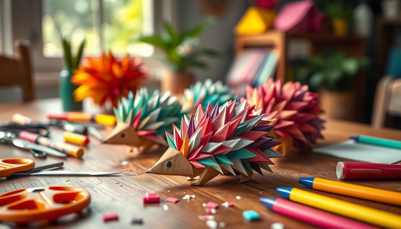 Igel basteln: Einfache Anleitungen für Kinder